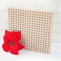 China Durable Perforated Acoustic Panel Fireproof Decorative Perforated Wood Wall Panels for sale