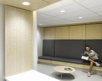 China Sound Insulation Acoustic Perforated Wood Panels MDF Board 3D Wall Panel for sale