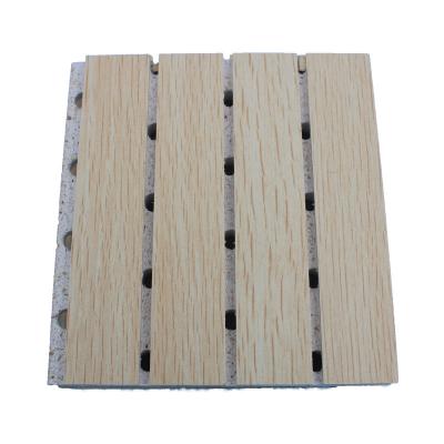 China Grooved Multilayer Wood Acoustic Panel Soundproof Durable Mgo Board for sale