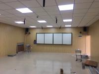 China Decorative MDF Wood Acoustic Panels Soundproof Grooved Wall Panel 18mm for sale