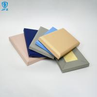 China Leather Acoustic Ceiling Panel 3D Foam Wall Panel For Home Decor for sale