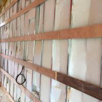 China Polyester Wool Sound Absorbing Panel 600x1200mm 25mm Thick Heat Insulation Building Material for Room Decor for sale