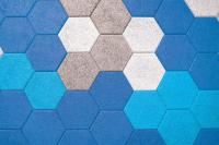 China Eco Friendly Decorative Wood Wool Acoustic Panels 1220x2440mm B1 Fireproof Ceiling Board for sale