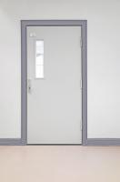China Hospital Soundproof Double Door 42dB Acoustic Wooden Door Durable for sale