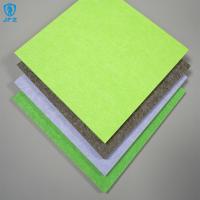 China 100% Polyester Fiber Acoustic Panel 1220x2440mm Sound Absorbing PET Felt Panel 12mm for sale