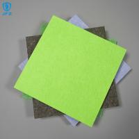 China 100% Polyester Fiber Acoustic Panel 1220x2440mm Sound Absorbing PET Felt Panel 12mm for sale