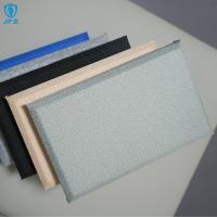 China Sound Absorbing Acoustic Panels Fiber Glass Cloth 1200x600mm A1 Non Combustible for sale