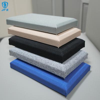 China A1 Non Combustible Fiber Glass Acoustic Fabric Panels 1200x600mm for Cinema Decoration for sale