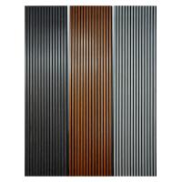China Fireproof MDF Akupanel Wooden Slat Acoustic Panel 21mm for Studio Sound Insulation for sale