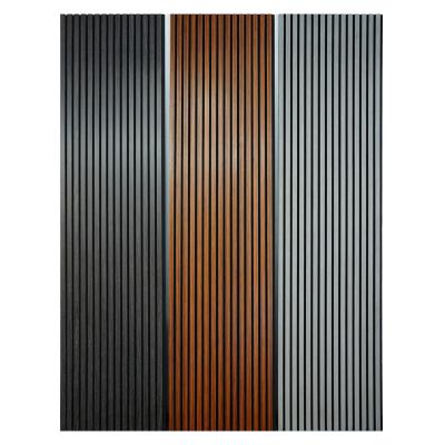 China Fireproof MDF Akupanel Wooden Slat Acoustic Panel 21mm for Studio Sound Insulation for sale