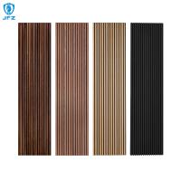 China Fireproof MDF Akupanel Wooden Slat Acoustic Panel 21mm for Studio Sound Insulation for sale