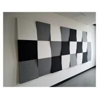 China Noise Reduction Polyester Fiber Acoustic Panel Hotel Acoustic Felt Panel for sale