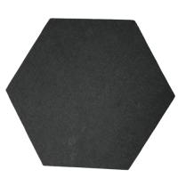 China Durable Hexagon Acoustic Felt Panel Villa Polyester Fiber Ceiling Panel for sale