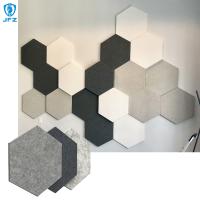 China High Density Polyester Fiber Acoustic Panel Wall Hex Acoustic Panels for sale