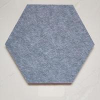 China High Density Polyester Fiber Acoustic Panel Wall Hex Acoustic Panels for sale