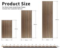 China MDF Wood Veneer Acoustic Slat Wall Panel 21mm Sound Absorbing Diffusion Panel for sale