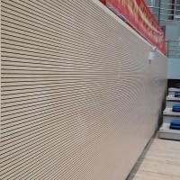 China Groove Wood Acoustic Wall Panel Durable Acoustic Ceiling Panel For Villa for sale