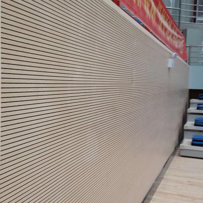China Groove Wood Acoustic Wall Panel Durable Acoustic Ceiling Panel For Villa for sale