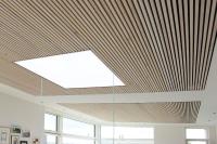 China Acoustic Wood Wall Panel Decor Interior Acoustic Ceiling Panel for Hall for sale