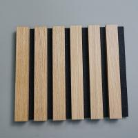 China High Density Acoustic Slat Wood Panel Soundproof Ceiling Decor MDF Melamine Board for sale