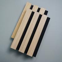 China High Density Acoustic Slat Wood Panel Soundproof Ceiling Decor MDF Melamine Board for sale