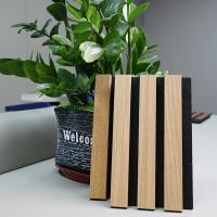 China High Density Acoustic Slat Wood Panel Soundproof Ceiling Decor MDF Melamine Board for sale