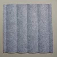 China Curved Surface Polyester Fiber Acoustic Panel Sound Absorption PET Wall Panel for sale