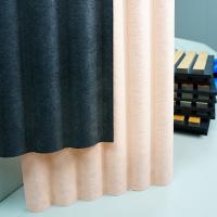 China Curved Surface Polyester Fiber Acoustic Panel Sound Absorption PET Wall Panel for sale