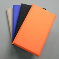 China High Density Fabric Wrapped Acoustic Panel Durable Fiberglass For Cinema for sale