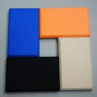 China High Density Fabric Wrapped Acoustic Panel Durable Fiberglass For Cinema for sale
