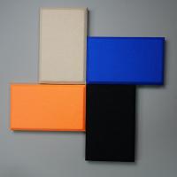 China Minimalism Durable Fabric Wrapped Acoustic Board 3D Wall Panel for sale