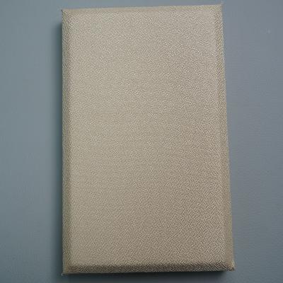 China A1 Non Combustible Fabric Acoustic Panel 25mm 50mm 100mm Fiberglass Sound Absorbing Wall Panel for sale