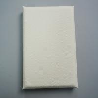 China Leather Acoustic Panel 600x600mm 25mm Thick Sound Absorbing Wall Ceiling Panel for sale