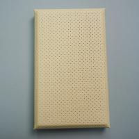 China Leather Acoustic Panel 600x600mm 25mm Thick Sound Absorbing Wall Ceiling Panel for sale