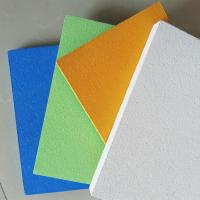 China High Density Acoustic Fiberglass Sound Absorbing Panels 600x600mm Custom Color for sale