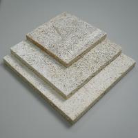 China Fireproof Wood Wool Cement Panels 3D Wall Acoustic Panel For Hall for sale