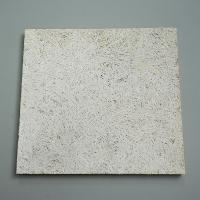 China Wood Wool Acoustic Panel 1220x2440mm Noise Reduction Cement Board for Wall Decor for sale