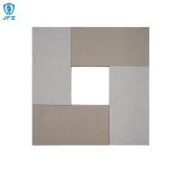 China Custom Adhesive Backing Fabric Acoustic Panel Bedroom Soundproofing Panels for sale