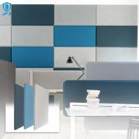 China A1 Non Combustible Glass Fiber Wall Decorative Foam Sound Absorbing Panels 600x600mm for sale