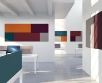 China High Density Fabric Covered Sound Absorbing Panels 600x600mm 25mm Thick for Interior Decoration for sale