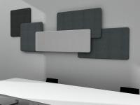 China Adhesive Backing Fabric Wrapped Acoustic Wall Panels For Hall for sale