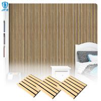 China Wood Slat Acoustic Panel Natural Acoustic Wood Panel for Ceiling Decor for sale