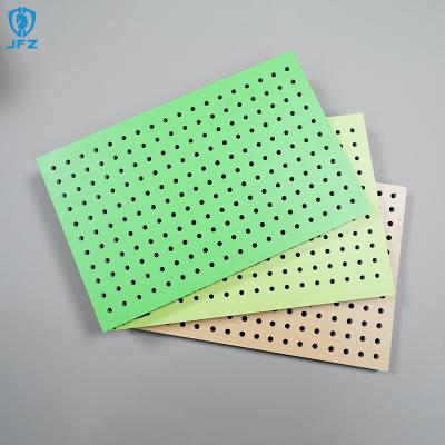 China Free Samples Perforated Acoustic Wood Wall Panel for Room Decor for sale