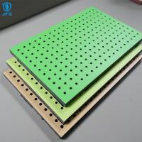 China Free Samples Perforated Acoustic Wood Wall Panel for Room Decor for sale