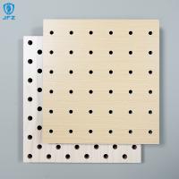 China Modern Design Perforated Acoustic Panel MDF Wood Veneer for Studio for sale