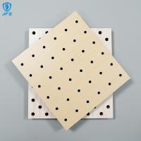 China Customized Perforated Acoustic Panel MDF Wood Acoustic Panel for Hall for sale