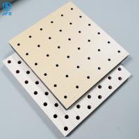 China Customized Perforated Acoustic Panel MDF Wood Acoustic Panel for Hall for sale