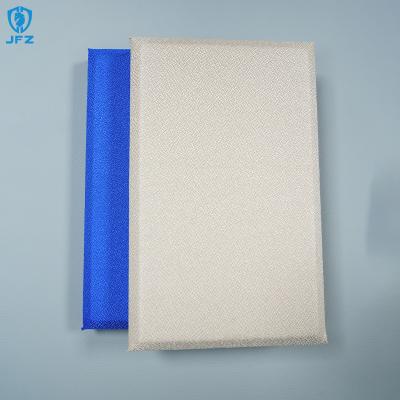 China Natural Fabric Wrapped Acoustic Board Durable Sound Absorbing Panel for sale