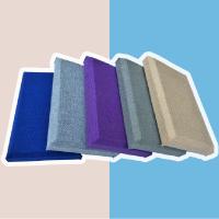 China Customized 3D Wall Panel Durable Fabric Wrapped Acoustic Wall Panel for sale