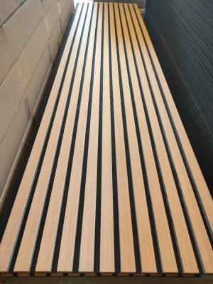 China Acoustic Wood Wall Panel MDF Wood Veneer Acoustic Ceiling Panel for Studio for sale